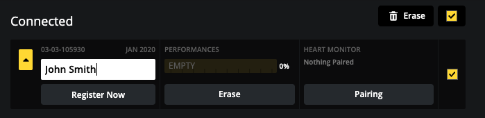 Add device to your GameTraka account
